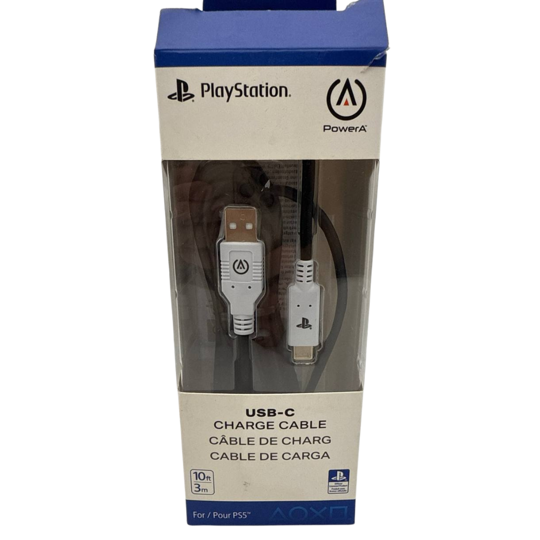 PowerA Charging Cable USBA USBC for Sony PlayStation 5 DualSense Contr ...